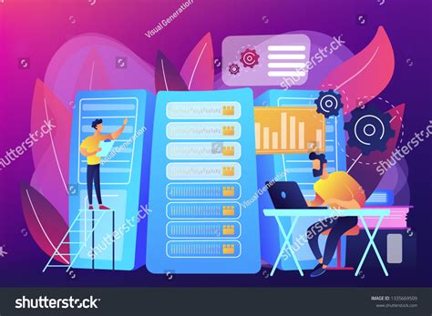 científico de datos administrador de análisis vector de stock libre