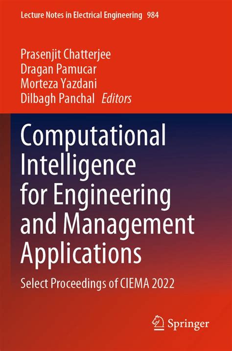 Lecture Notes In Electrical Engineering Computational Intelligence For Engineering Bol