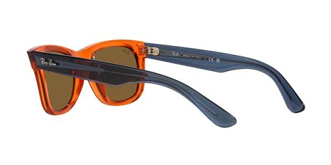 Buy Wayfarer Reverse Orange Blue Sunglasses