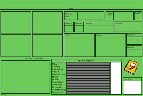 Mega Review Template By Ragameechu On Deviantart