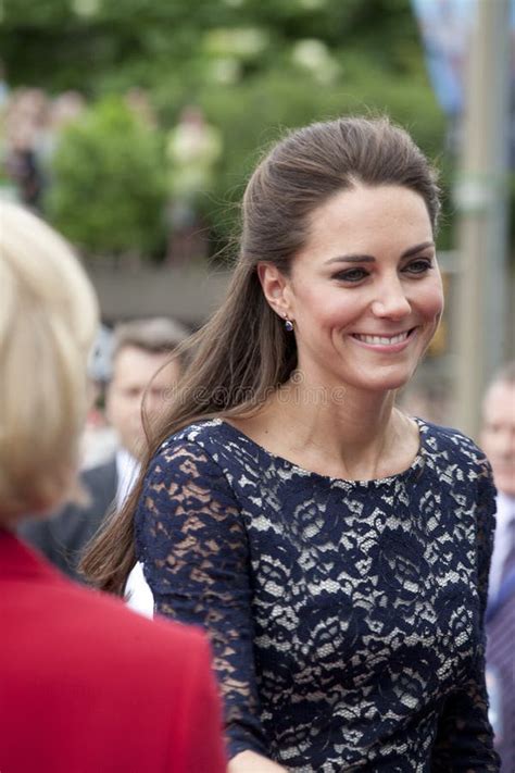 Hertogin Van Cambridge Kate Middleton Redactionele Foto Image Of