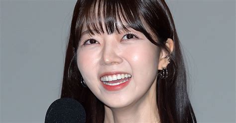 정라엘 무대인사 떨리는 인사말 포토엔hd