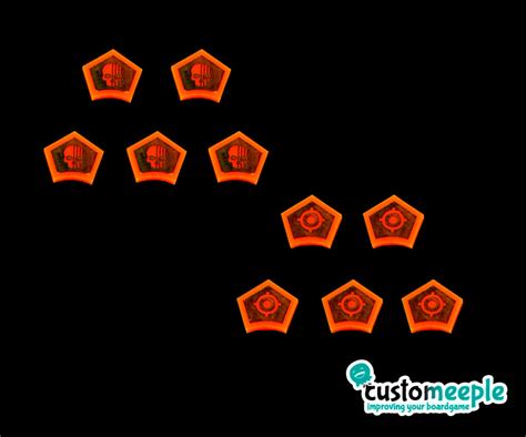 Kill Team Deployment Area Markers 5 Units Customeeple