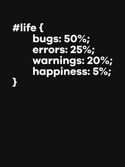 Funny Programmer Life Code For Programmers Coder Print T Shirt For
