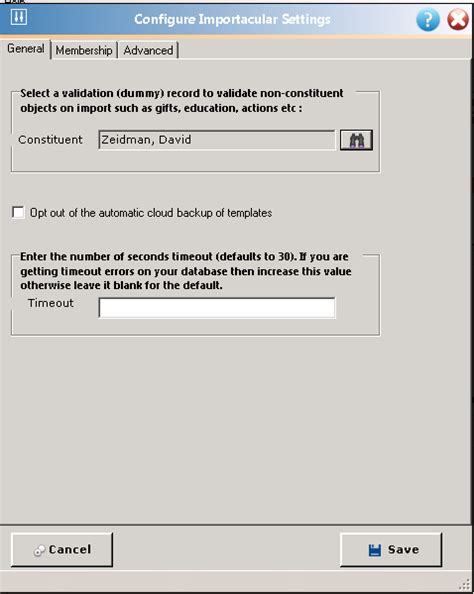 Application Settings Zeidman Development