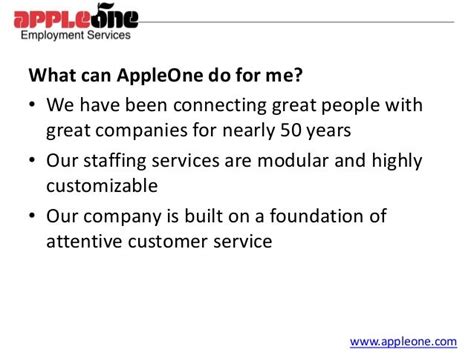 Appleone Are You Looking For A Staffing Solution