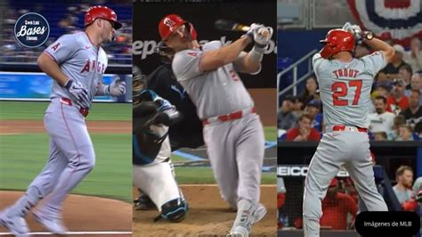 Angels Mike Trout Imparable Con Hr´s En Miami Video