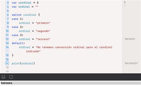 sintaxis básica de la instrucción switch lafactoriaapple