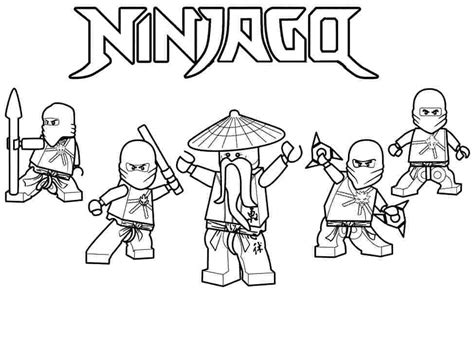 Lego Ninjago Színezők Nyomtatható Lego Ninjago Kifestők