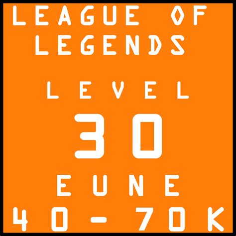 League Of Legends Konto Lol Eune Smurf 40 70k Be Smurf4u