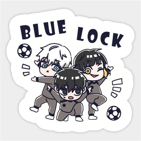 Bluelock Chibi By Laris Manis Art Blue Clocks Anime Stickers Chibi