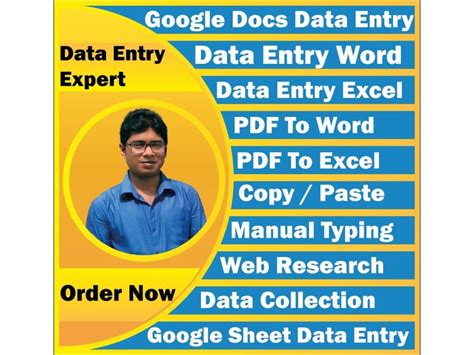 Data Entry Copy Paste Web Research And Excel Data Entry Services Upwork