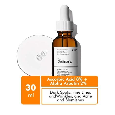 The Ordinary Vitamin C Serum Retinol 1 Serum Set Morning Prevent