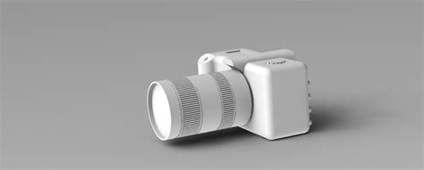 Free 3d File Reflex Camera Bodylens・template To Download And 3d Print