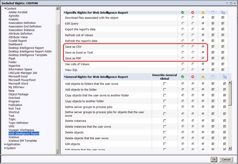 disable save as option in sap bo infoview sap community