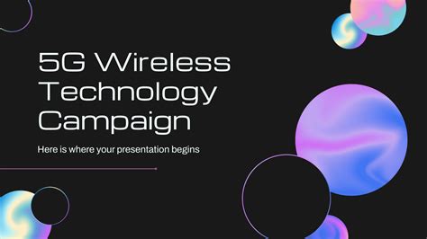 Free G Wireless Technology Google Slides PPT Templates