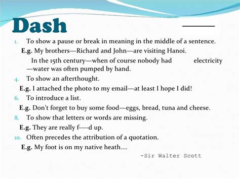 Punctuation