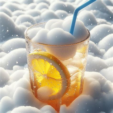 Premium Photo Realistic Image Of A Cold Glass