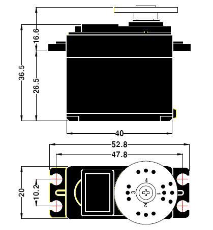 Pan And Tilt Kit Black Anodized No Servos