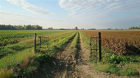 Agricultural Field Where Sugar Beets Background Grass Green