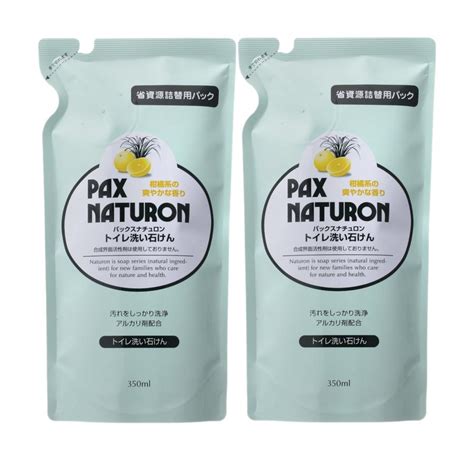 パックス（pax Naturon） パックスナチュロン トイレ洗い石けん 詰替用 350ml×2袋セット Pax Naturon 太陽油脂