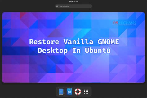Vanilla Gnome Desktop Archives Ostechnix