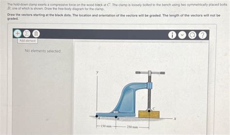 The Hold Down Clamp Exerts A Compressive Force On The