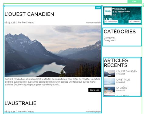 Modifier L Apparence Du Blog WebSelf