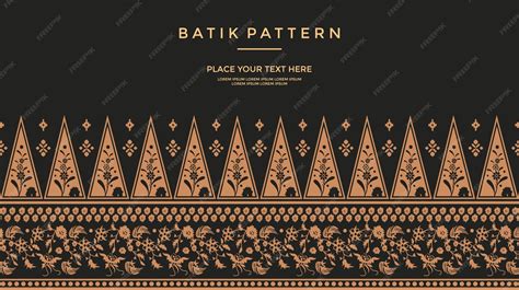 Premium Vector Luxury And Elegant Vector Javanese Batik Pattern Template