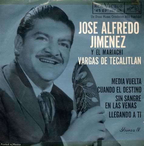 José Alfredo Jiménez Media Vuelta Vinyl Discogs