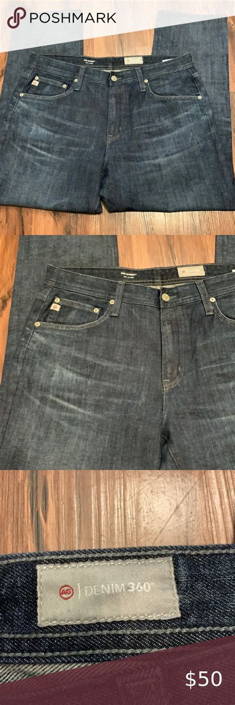 Ag Mens The Everett Slim Straight Leg Jeans Denim 360 34x28 Classic