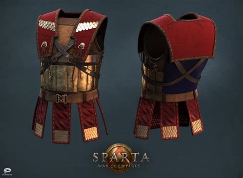 Artstation Peltast Denis Melenets Social Games Samurai Gear Armor