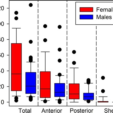 Number Of Leeches At The Start Of The Experiment Separated By Body