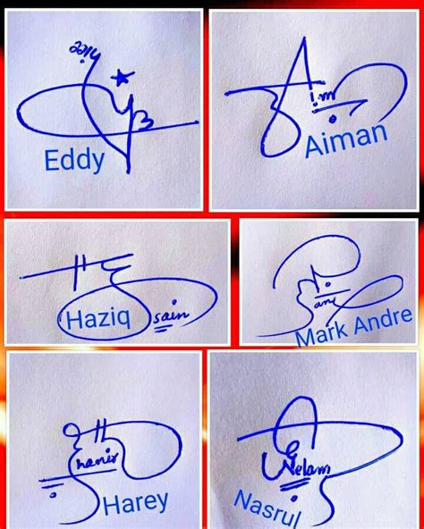 Contoh Tanda Tangan Simple