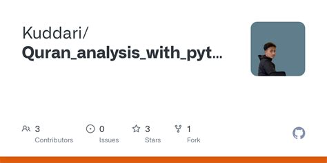 Github Kuddariqurananalysiswithpython