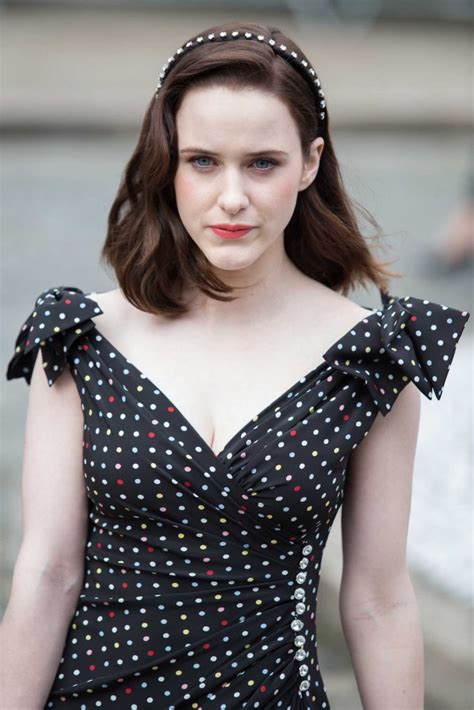 Rachel Brosnahan At The Miu Miu Show During The Paris Fashion Week In