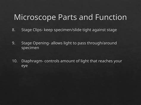 Themicroscope Lesson For Fundamentals Of Microscopypptx