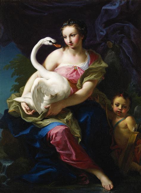 Leda And The Swan Painting By Giambettino Cignaroli Pixels