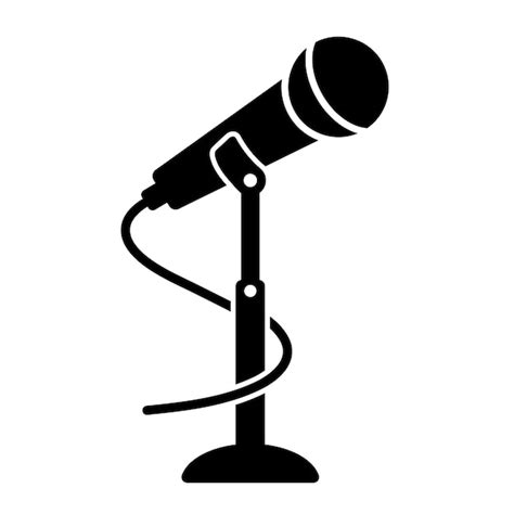 Icône De Microphone Vecteur Premium