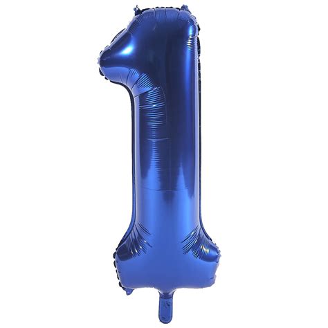 Buy Age 21 Giant Foil Helium Numeral Balloons Blue Deflated For Gbp