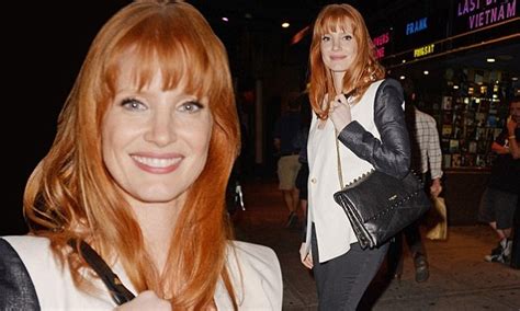 Jessica Chastain Stuns In An Elegant Monochrome Ensemble At Nyc