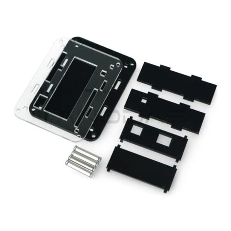 Case For Arduino Uno With Lcd Keypad Shield V Black And Transparent