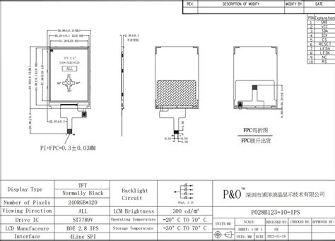 Polcd Small LCD X Industrial IPS Color Screen Full View