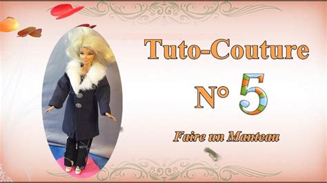Tuto Couture N Coudre Un Manteau Pour Barbie Youtube