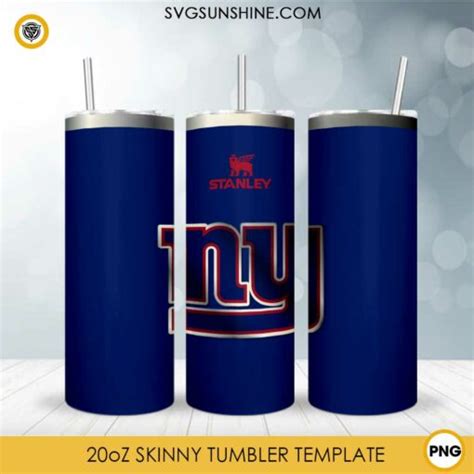 New York Giants Football Stanley Cup 20oz Tumbler Wrap Png File