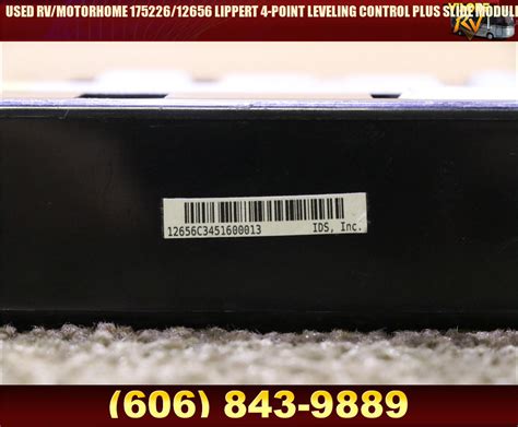 rv components used rv motorhome 175226 12656 lippert 4 point leveling
