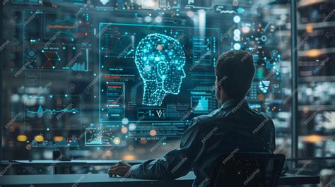 Premium Photo Ai Artificial Intelligence Business Man Using Ai