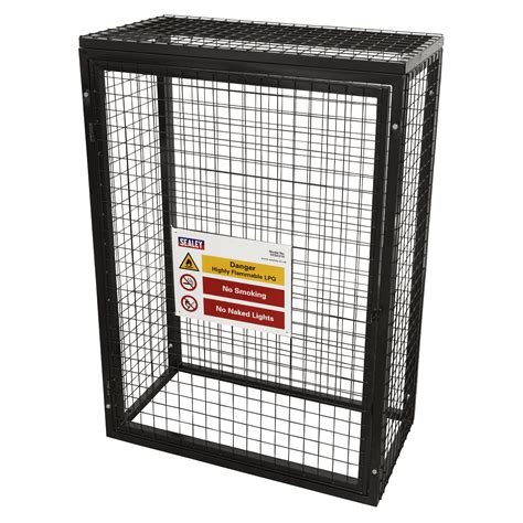 Sealey Gas Cylinder Safety Cage 3 X 19kg Gcsc319 900 X 500 X 1000mm