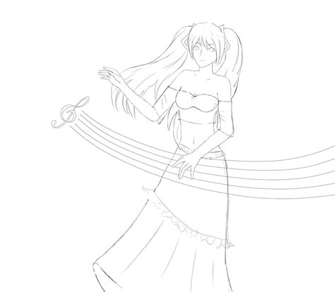 Lol Sona Sketch By Cookies64 On Deviantart