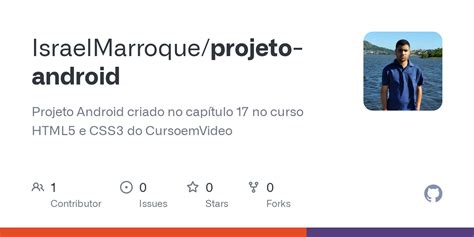 Github Israelmarroqueprojeto Android Projeto Android Criado No